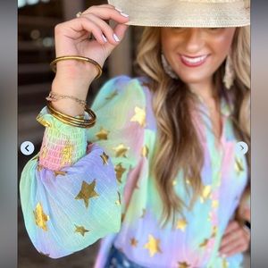 Fantastic Fawn | Tops | Fantastic Fawn Galaxy Pixie Star Top Size Large ...